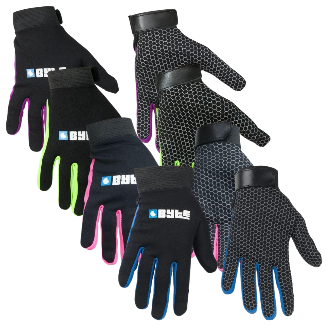Byte Skinfit Black Gloves PAIR | Hockey Glove